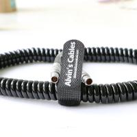 China 4 Pin Male To 4 Pin Male Coiled Twist Cable For Teradek Bond ARRI Alexa Camera for sale
