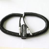 China 4 Pin Male To 4 Pin Male Coiled Twist Cable For Teradek Bond ARRI Alexa Camera for sale