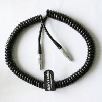 China 4 Pin Male To 4 Pin Male Coiled Twist Cable For Teradek Bond ARRI Alexa Camera for sale