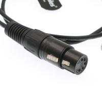 China Arri Alexa Mini Audio Cable Right Angle 00 5 Pin Male to XLR 5 Pin Female for sale