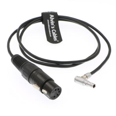 China Arri Alexa Mini Audio Cable Right Angle 00 5 Pin Male to XLR 5 Pin Female for sale