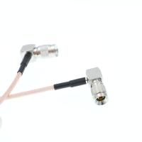 China DIN 1.0/2.3 Right Angle to Right Angle HD SDI Cable for Blackmagic Video Assist for sale