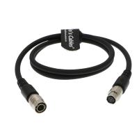 China Hirose 4 Pin Female to Hirose 4 Pin Male Cable for Power Source 80CM for sale