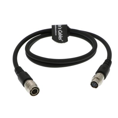 China Hirose 4 Pin Female to Hirose 4 Pin Male Cable for Power Source 80CM for sale