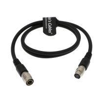 China HR10A-7R-4S Hirose 4 Pin Female To 4 Pin Male Cable For Power Source for sale