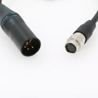China XLR 4 Pin Male to Hirose 12 Pin Female Power Cable for Lens Servo Camera 12V XLR for sale