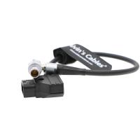 China Right Angle 2 Pin Male Camera Power Cable Z CAM E2 S6 F6 AlvinTap Protective DTap To 90 Degrees for sale
