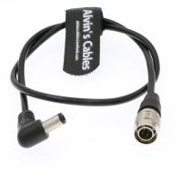 China 4 Pin Hirose Male to Right Angle DC Jack Power Cable for Sound Devices 633/644/688 Zoom F8 Blackmagic Cinema Camera 4K for sale