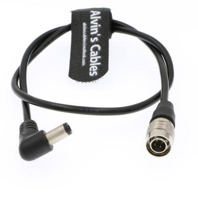 China 4 Pin Hirose Male to Right Angle DC Jack Power Cable for Sound Devices 633/644/688 Zoom F8 Blackmagic Cinema Camera 4K for sale