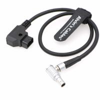 China Alvin's Cables Teradek 2 Pin Right Angle Male to D Tap Power Cable for sale