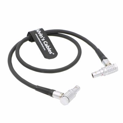 China Alvin's Cables Teradek Bond ARRI Alexa Camera Power Cable 2 Pin Male Right Angle to 2 Pin for sale