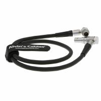 China Alvin's Cables Teradek Bond ARRI Alexa Camera Power Cable 2 Pin Male Right Angle to 2 Pin for sale