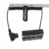 China Stretched Length 80cm Camera Power Cable 4A For Sony NP F570 NP F970 Monitor SmallHD Focus 7 for sale