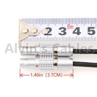 China Flexible 2 Pin Male to 2 Pin Cable Power Teradek Bond Via ARRI Alexa Camera for sale