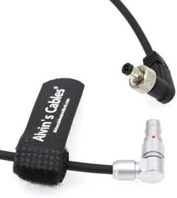 China Rotatable Right Angle Camera Power Cable 2 Pin For Atomos Shinobi Ninja V Monitor for sale