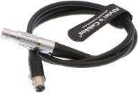 China XLR 4 Pin Female 80cm Camera Power Cable For Glidecam Monitor for sale