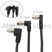 China Trigger Strobe PWS Camera Power Cable TIS GigE Camera Hirose 6 Pin Female Right Angle To Open End A Type for sale