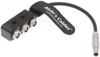 China Fischer 3 Pin Male ARRI Alexa 20CM Splitter Box Cable for sale
