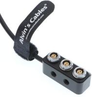 China Fischer 3 Pin Male ARRI Alexa 20CM Splitter Box Cable for sale