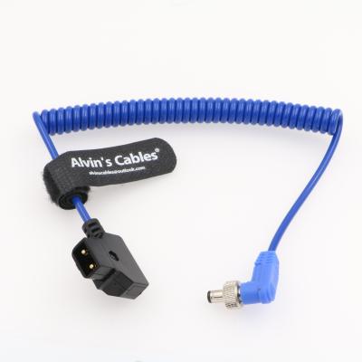 China Locking DC 5.5 2.1 to D Tap Coiled Power Cable for Video Devices PIX-E7 PIX-E5 7 Touchscreen Display Hollyland Mars 400s for sale