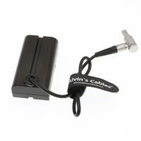 China 30CM Right Angle 2 Pin Male To NP-F550 Dummy Battery power cord for sale