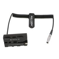 China Z CAM E2 Flagship 2 Pin To NP F970 Dummy Battery Power Cable 40cm for sale