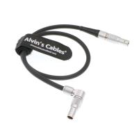 China Rotatable 2 Pin Male Right Angle 50CM Camera Power Cable for sale