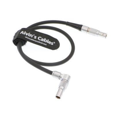China Rotatable 2 Pin Male Right Angle 50CM Camera Power Cable for sale