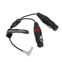 China 10cm 5 Pin Male To 15cm 3 Pin Female Audio Cable For Z CAM E2 Camera for sale