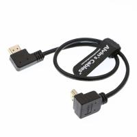 China HDMI 2.0 Right Angle 1.48ft 45cm Z Cam E2 Audio Video Cable for sale