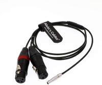 China 3 Pin Female To 5 Pin Male Audio Input Cable 70cm For Arri Alexa for sale