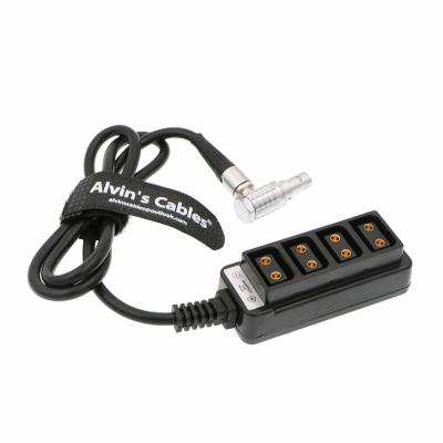 China 2 Pin Right Angle to 4 D-tap Splitter RED DSMC2 Jetpack RTmotion Sidekick for sale