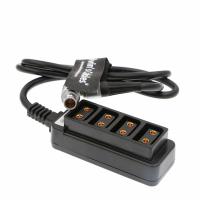 China 2 Pin Right Angle to 4 D-tap Splitter RED DSMC2 Jetpack RTmotion Sidekick for sale