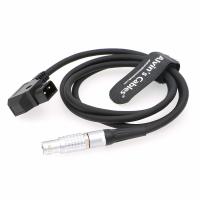 China Flexible Soft Thin Power Cable for Red Epic Scarlet D Tap to 1B 6 Pin Female for sale