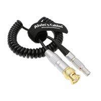 China Alvin's Cables BNC to Lemo 5 Pin Timecode Coiled Cable for ARRI Mini Sound Devices ZAXCOM for sale