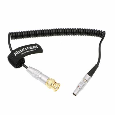 China Alvin's Cables BNC to Lemo 5 Pin Timecode Coiled Cable for ARRI Mini Sound Devices ZAXCOM for sale