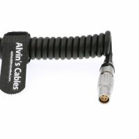 China 6 pin Female to Anton D-tap Coiled Twist Power Cable for Red Epic Scarlet Camera for sale