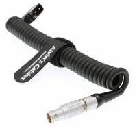 China 6 pin Female to Anton D-tap Coiled Twist Power Cable for Red Epic Scarlet Camera for sale