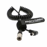 China Alvin's Cables Hirose 4 Pin Male to Right Angle DC Jack for Blackmagic Sound Devices 633/644/688 Zoom F8 for sale