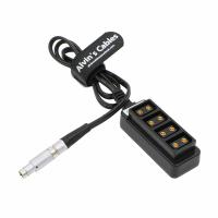 China 3 Pin Fischer RS to 4 Port D-tap Female Cable for ARRI Cameras for sale