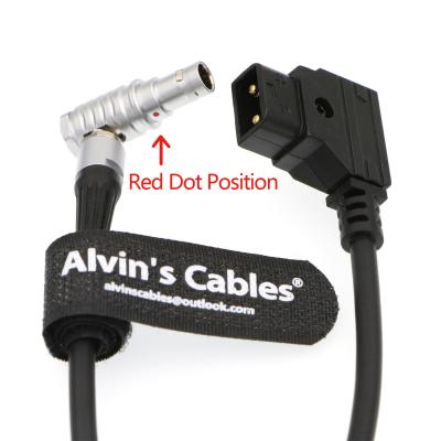 China Alvin's Cables Power Cable for Teradek Bolt 500 2 Pin Rotate 180 Right Angle Male to D TAP for sale