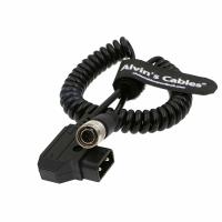 China Sound Devices ZAXCOM Power Coiled Twist Cable D-Tap to 4PIN Hirose Male for sale