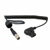 China Sound Devices ZAXCOM Power Coiled Twist Cable D-Tap to 4PIN Hirose Male for sale