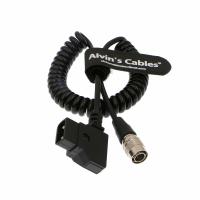 China Sound Devices ZAXCOM Power Coiled Twist Cable D-Tap to 4PIN Hirose Male for sale
