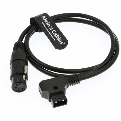 China Sony F55 SXS XLR 4 Pin Female To D Tap Camera Power Cable for sale