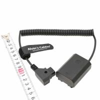 China Alvin's Cables NP FZ100 D to D tap Coiled Power Cable for Sony A7III A7RIII A7SIII A9 Camera for sale