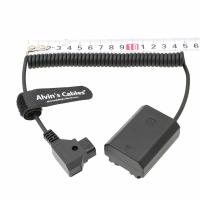 China Alvin's Cables NP FZ100 D to D tap Coiled Power Cable for Sony A7III A7RIII A7SIII A9 Camera for sale