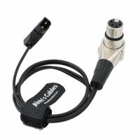 China Alvin's Cables Luxury D Tap to XLR 4 Pin Female Right Angle Power Cable for ARRI Camera Monitor for sale