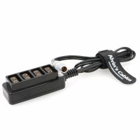 China 3 Pin Steadicam Zephyr To Multiple Tap Output 4 Port Female D-Tap Splitter Cable For ARRI RED Cameras for sale