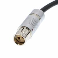 China Custom Length Arri Power Cable Fischer 2 Pin Female Plug To Original XLR 3 pin Male for sale